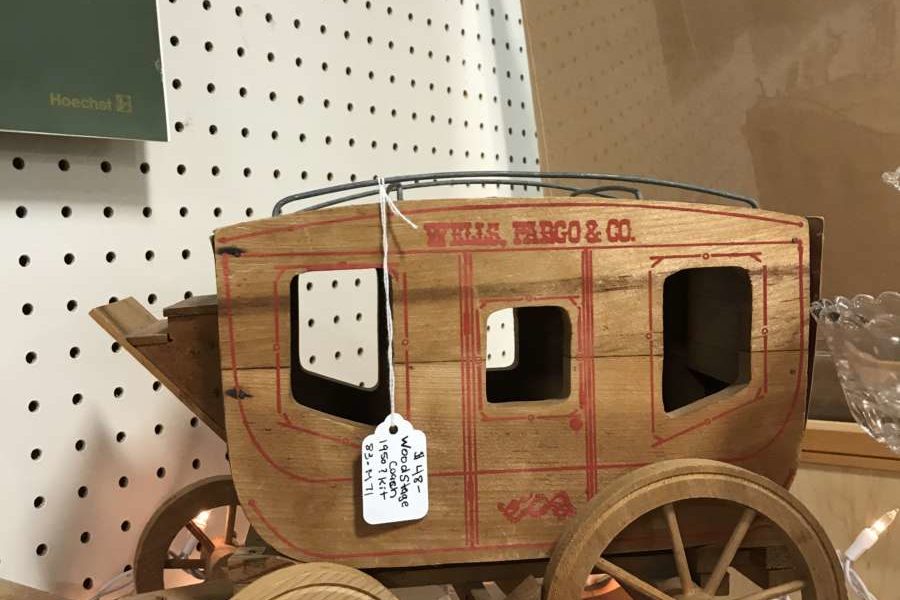 Wood stage coach.... kit from 1950s.....$48....dealer#83 - Antique ...